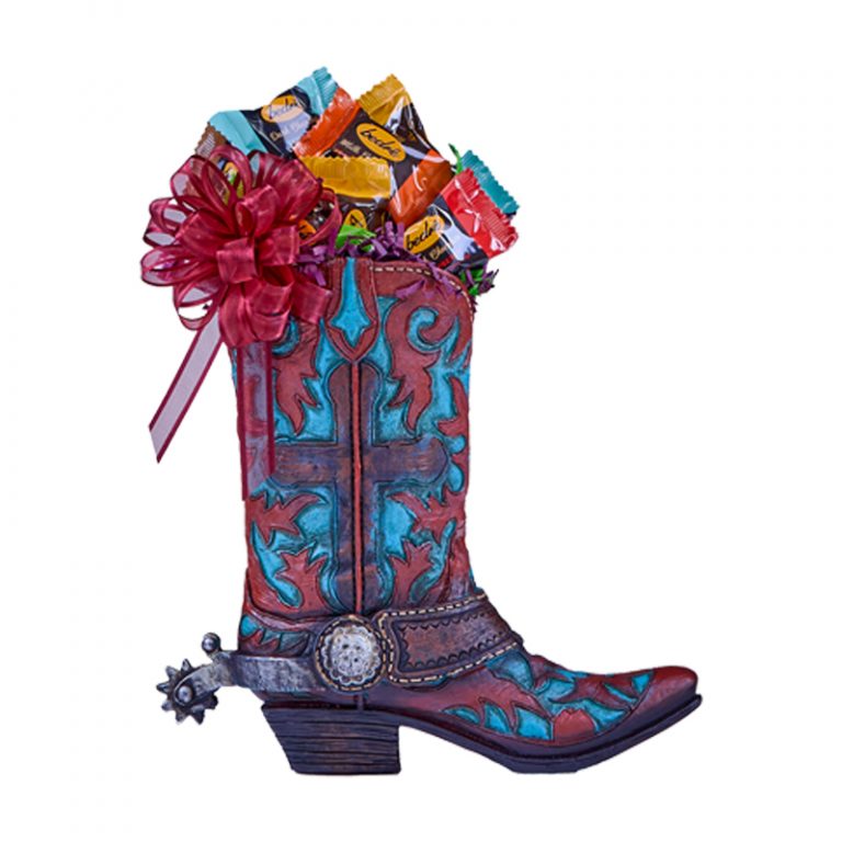 Cowboy Boot Gift with Melts - Bedré Fine Chocolate