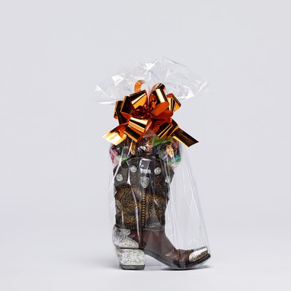 Rustic with Embellished Silver Cowboy Boot Gift with Melts - Bedré Fine ...